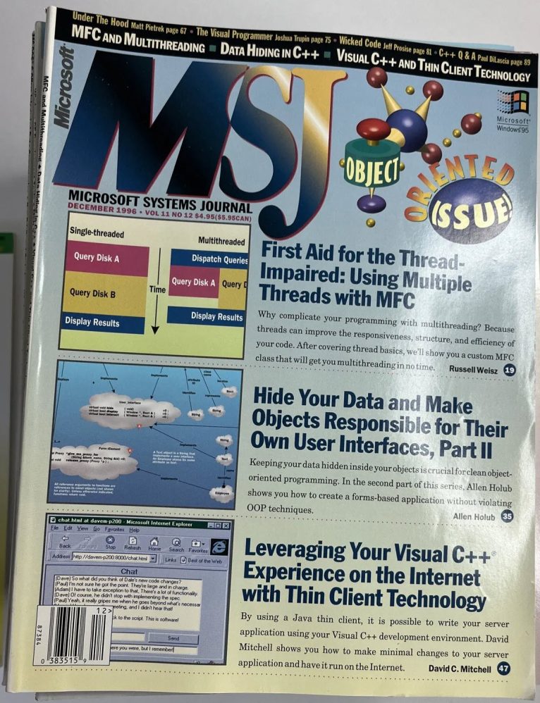 Microsoft Systems Journal – Magazine Covers – Jacob Filipp